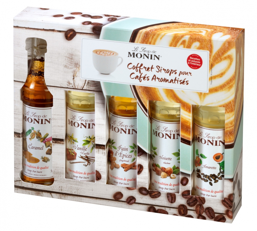 Monin Coffee Set - sirupy 5 x 50 ml - 3278 | SirupyShop.cz